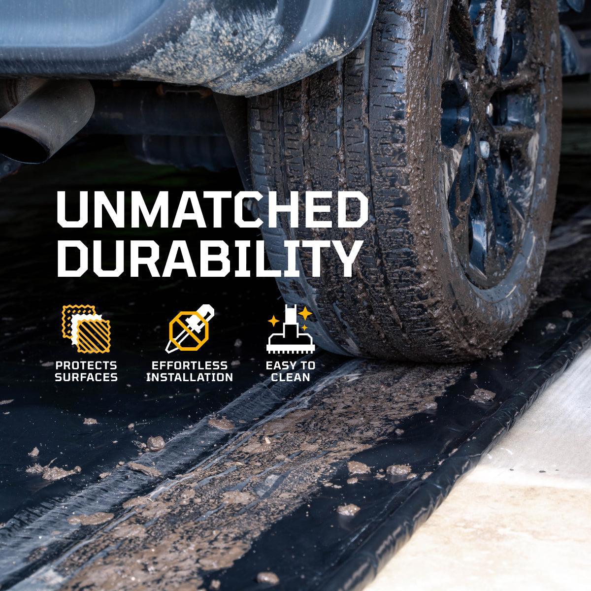 Snowblower Containment Mat for Garage | AutoFloorGuard